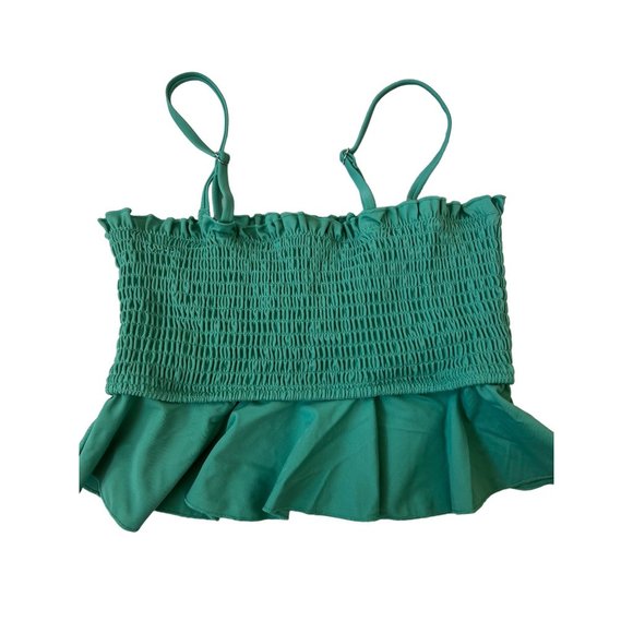 Swim | Bikini Top Tankini Teal Blue Womens Size Small Padded Top ...